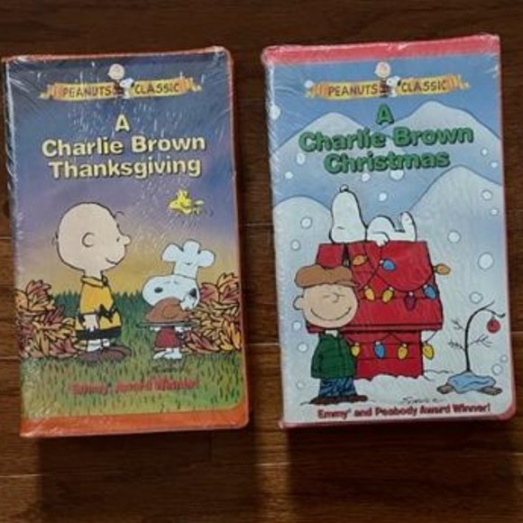 Paramount Studios | Media | Charlie Brown Holiday Vhs Set | Poshmark